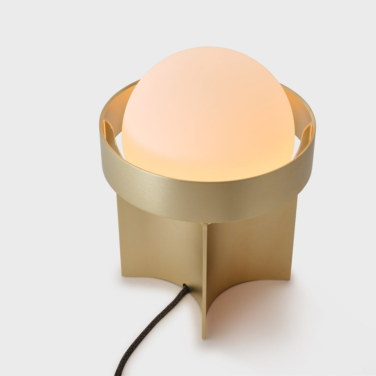 Loop Table Lamp in Gold + Sphere IV | John Tree for Tala | Table Lamps | Tala – Tala US