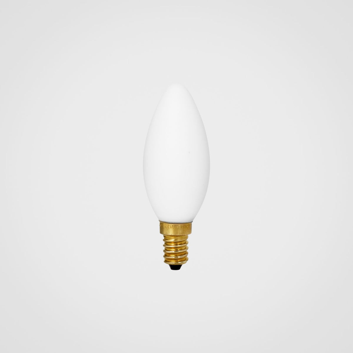 Candle E12 Matte White LED Bulb | 4 Watt E12 Edison Style LED Light ...