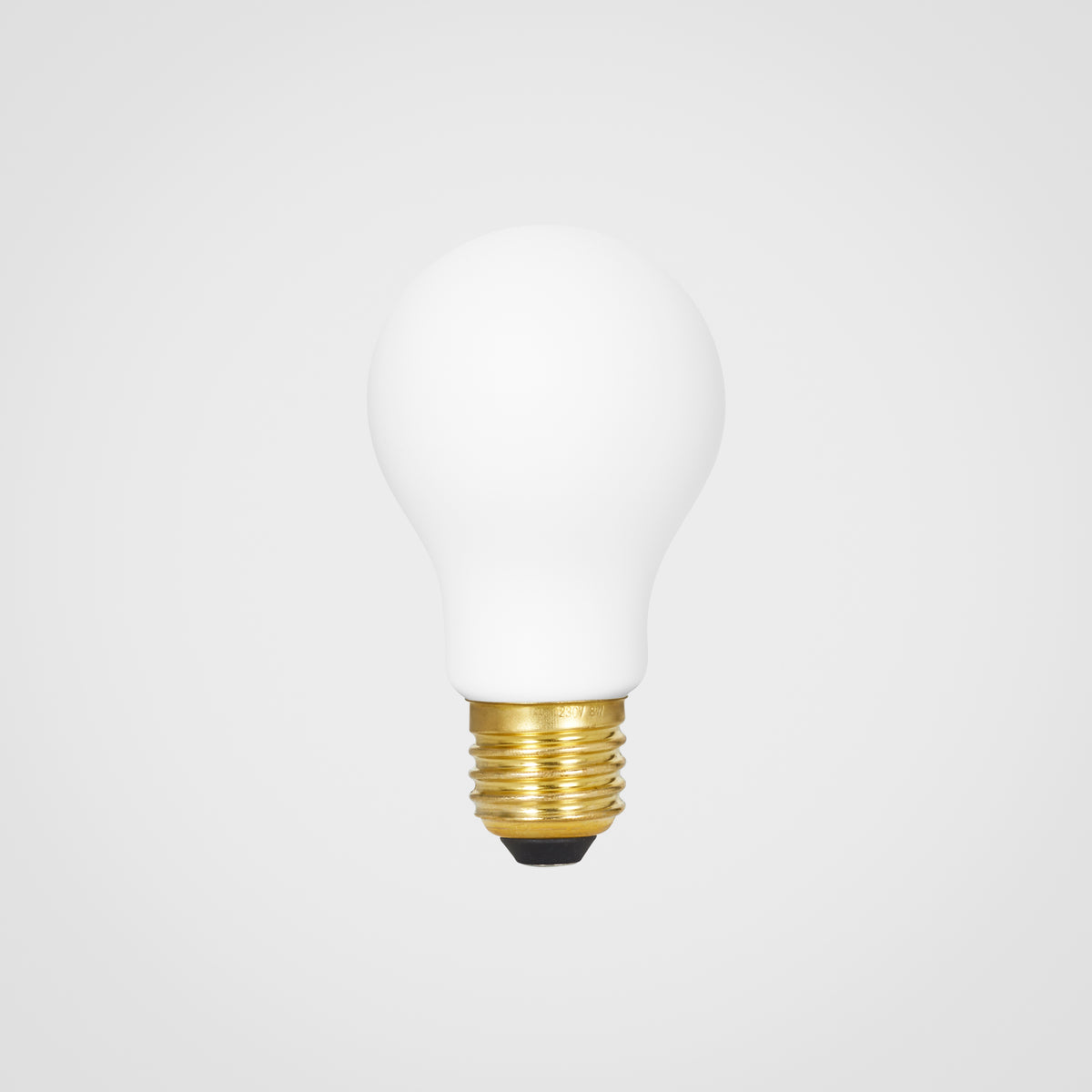 Globe E26 Matte White LED Bulb | 6 Watt E26 Traditional Shape LED Light ...