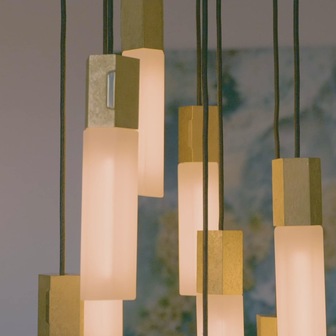 Basalt Triple Pendant in Stainless Steel | Designer LED Lighting ...