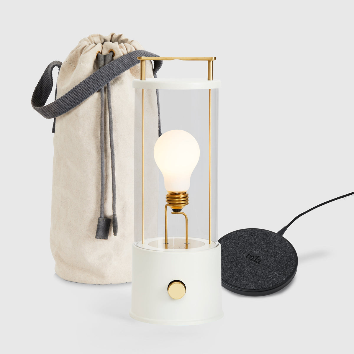 The Muse Portable Lamp in Candlenut White Bundle | Portable Lamp ...
