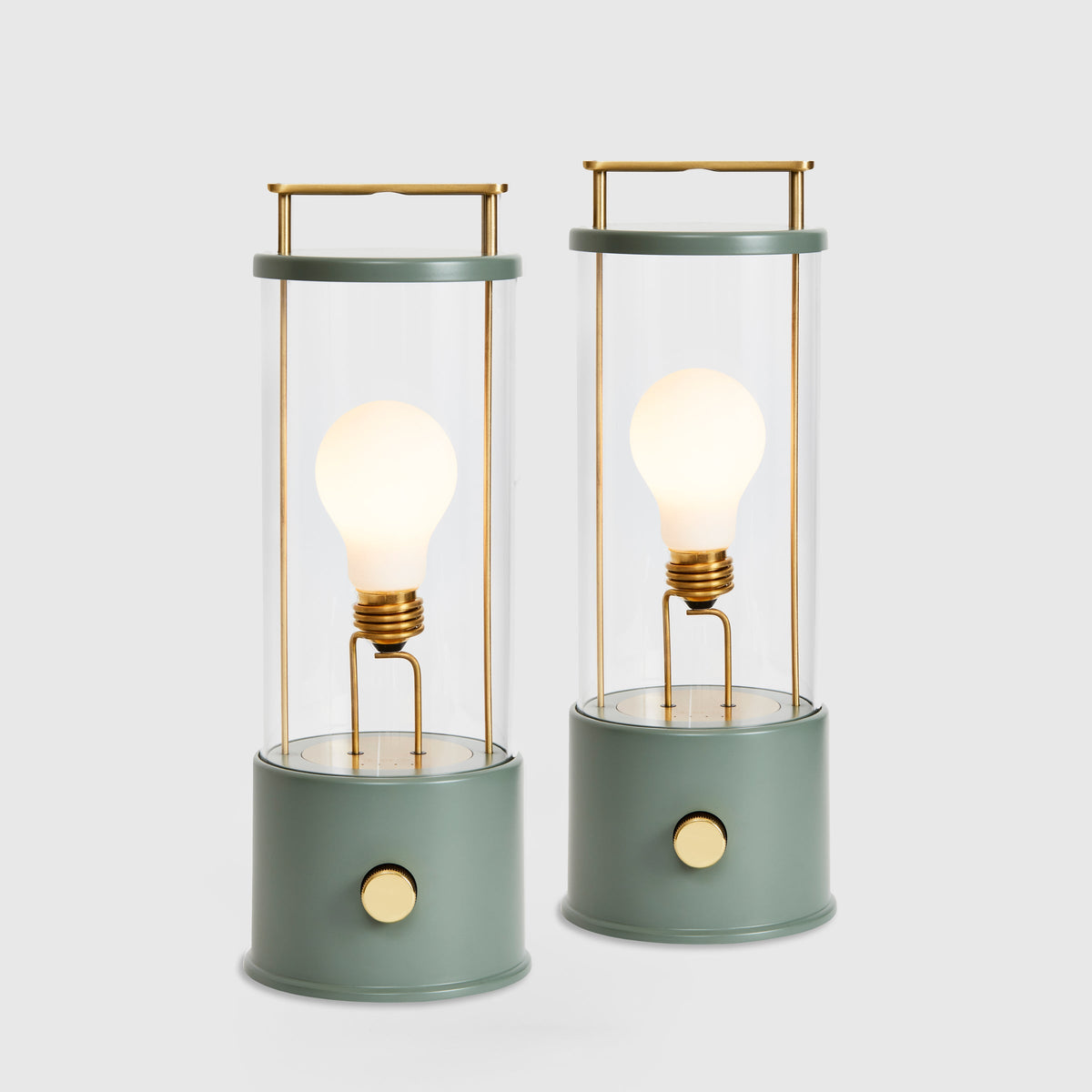 The Muse Portable Lamp in Pleasure Garden Green - Set of 2 | Table ...