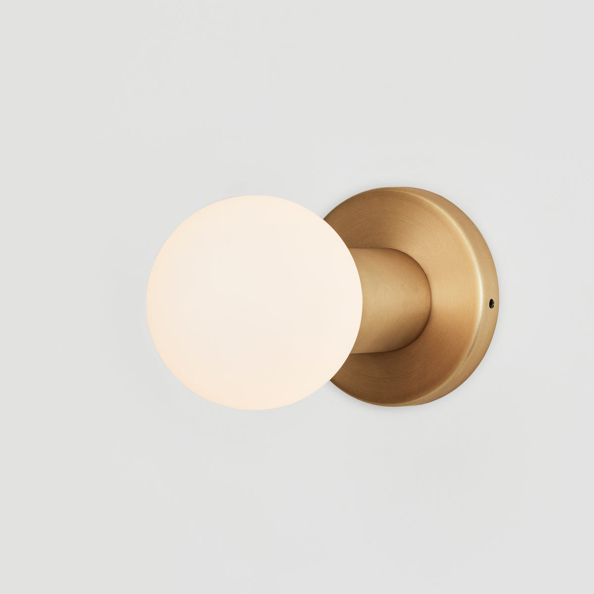 Lochan Wall Light in Brass + Sphere III | IP44 rated wall sconce with ...